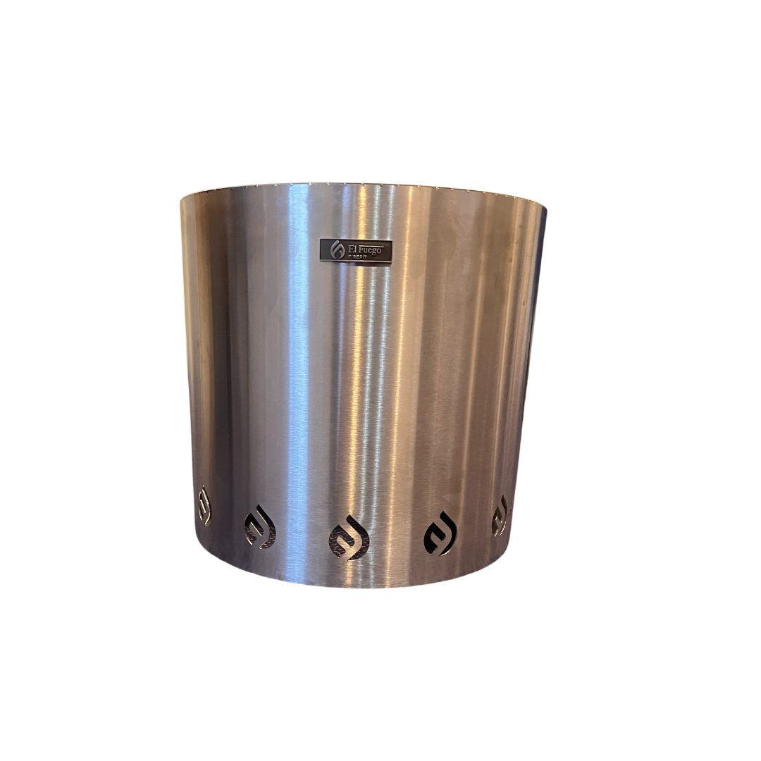 El Grande Fire Pit - Silver – Eco Fuego