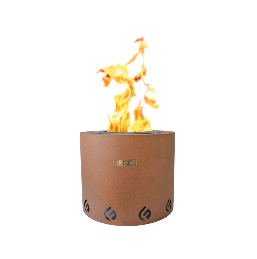 El Grande Fire Pit - Corten Colour – Eco Fuego